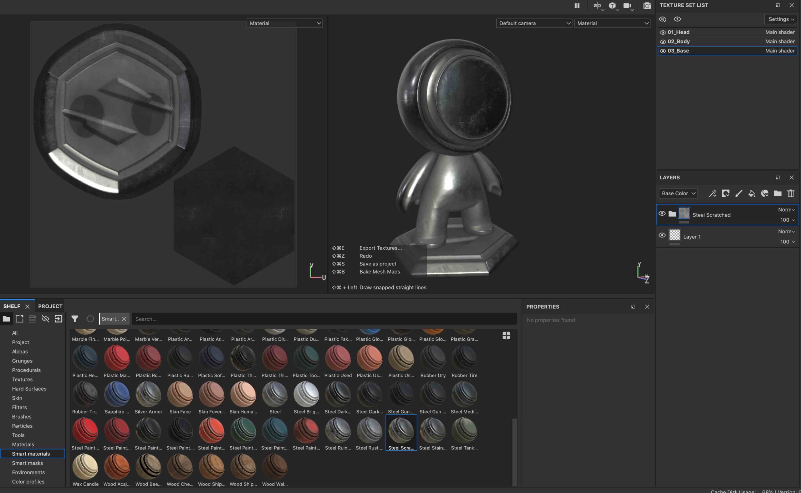 Environment MapにHDRI画像を追加する方法【Substance Painter】 | ナツヲカケル−兼業クリエイター雑記−