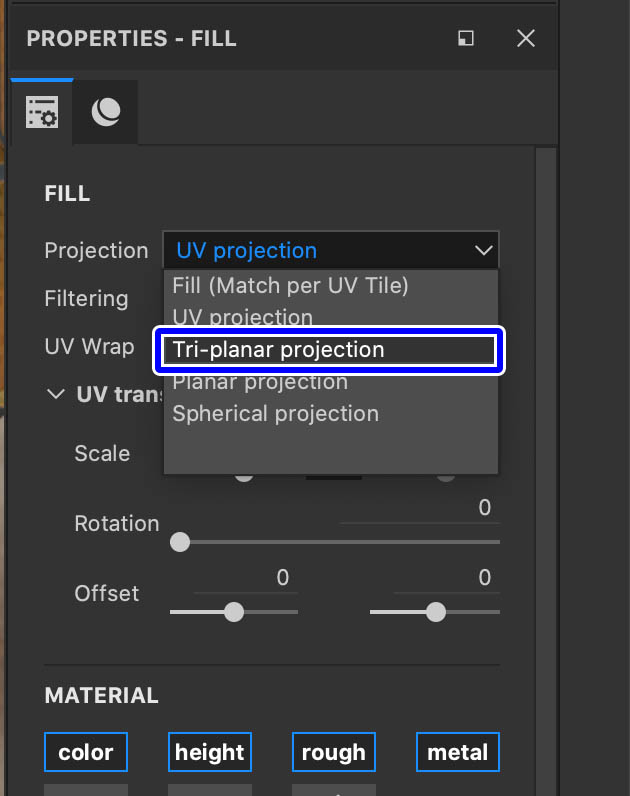 【SubstancePainter】UVタイルの切れ目が目立つ時に便利な「Tri Planer Projection」 | ナツヲカケル−兼業 ...