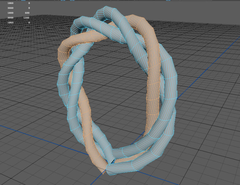 【MAYA】パイプや縄などのチューブ状モデルの太さを簡単に変更する方法 | ナツヲカケル−兼業クリエイター雑記−
