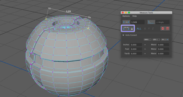 【MAYA】オブジェクトをメジャーで測れる便利なスクリプト【無料】 | ナツヲカケル−兼業クリエイター雑記−