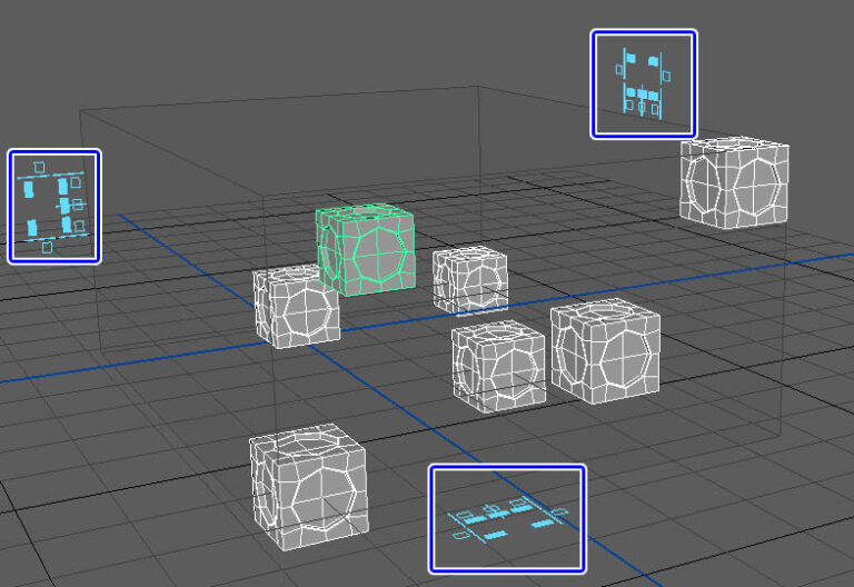 【MAYA】複数のオブジェクトの位置を揃える「Align Tool」の使用方法 | ナツヲカケル−兼業クリエイター雑記−