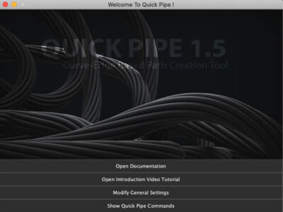 【MAYA】パイプモデルを簡単に作りたいなら「Quick Pipe」がオススメ！ | ナツヲカケル−兼業クリエイター雑記−